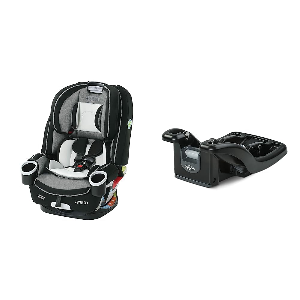 Graco 4Ever DLX 4 in 1 Car Seat and SnugRide Lite Infant Car Seat Base