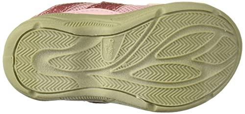 OshKosh B'Gosh Girls Dyana Bump Toe Sneaker, Light Pink, 4 Toddler