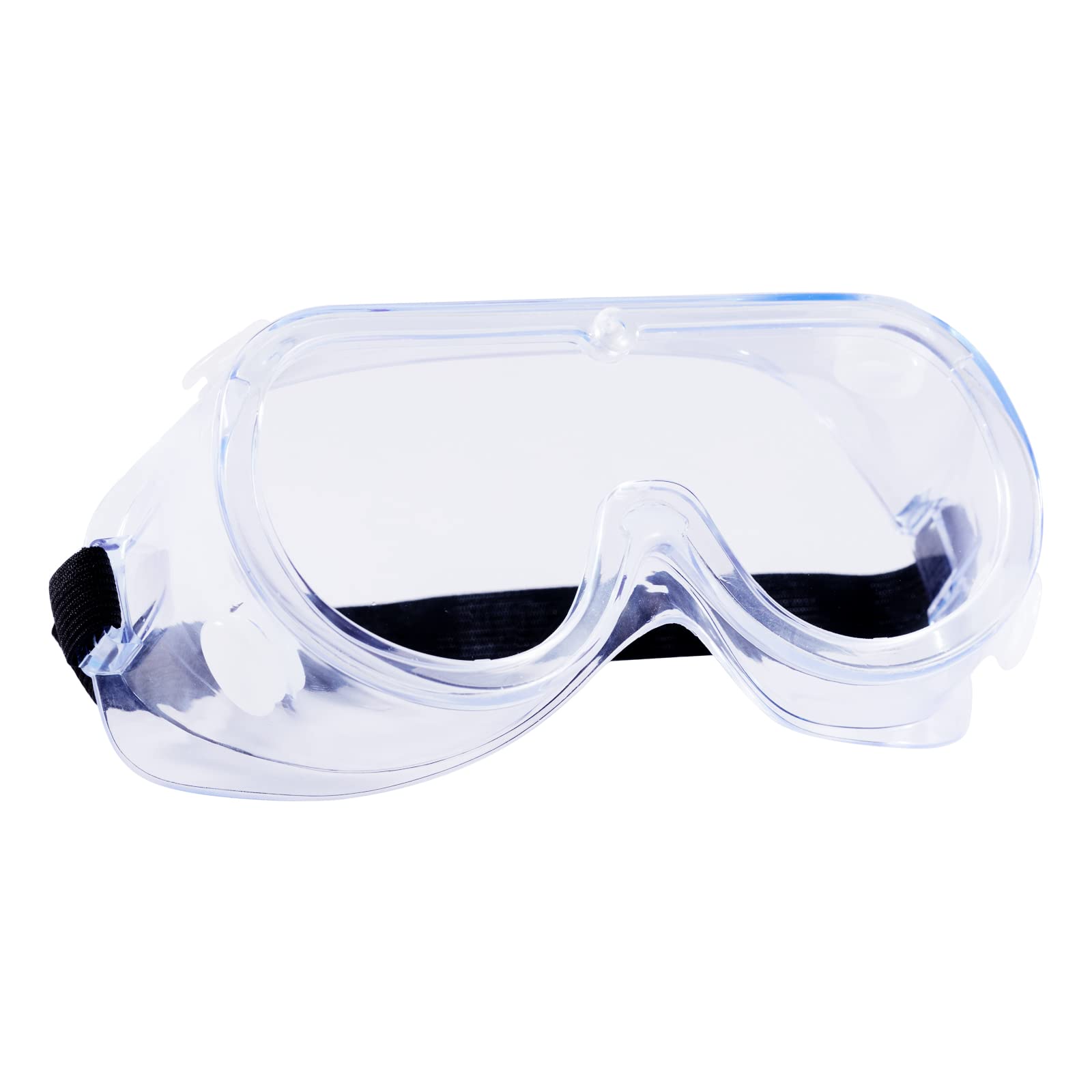 Golden Scute Safety Goggles Over Eyeglasses with Black Frame, Fog & Scratch Resistant Shooting Glasses Clear Eye Protection