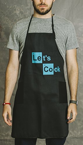 Funny Guy Mugs Trophy Husband Adjustable Apron with Pockets - Funny Apron - Perfect For Kitchen BBQ Grilling Barbecue Cooking