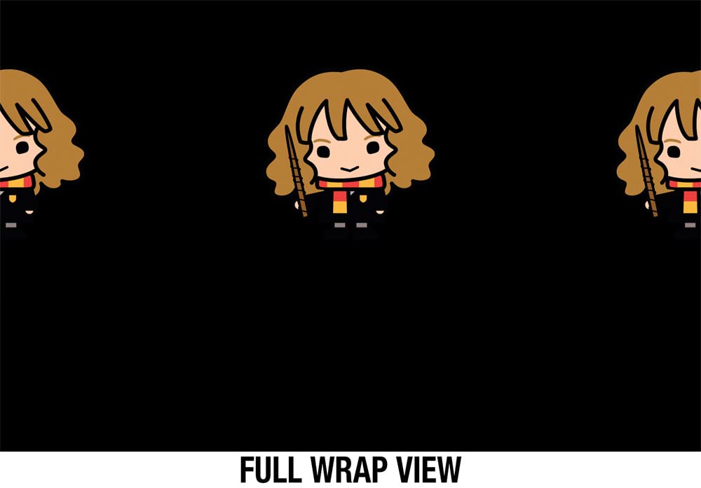 Harry Potter OFFICIAL Cute Chibi Hermione Character 18 oz Insulated Water Bottle, Leak Resistant, Vacuum Insulated Stainless Steel with 2-in-1 Loop Cap