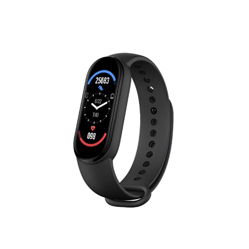 LmtLessDeals M6 Smart Watch Bracelet Wristband Heart Rate Tracker Message Reminder Functional Watches (Orange)