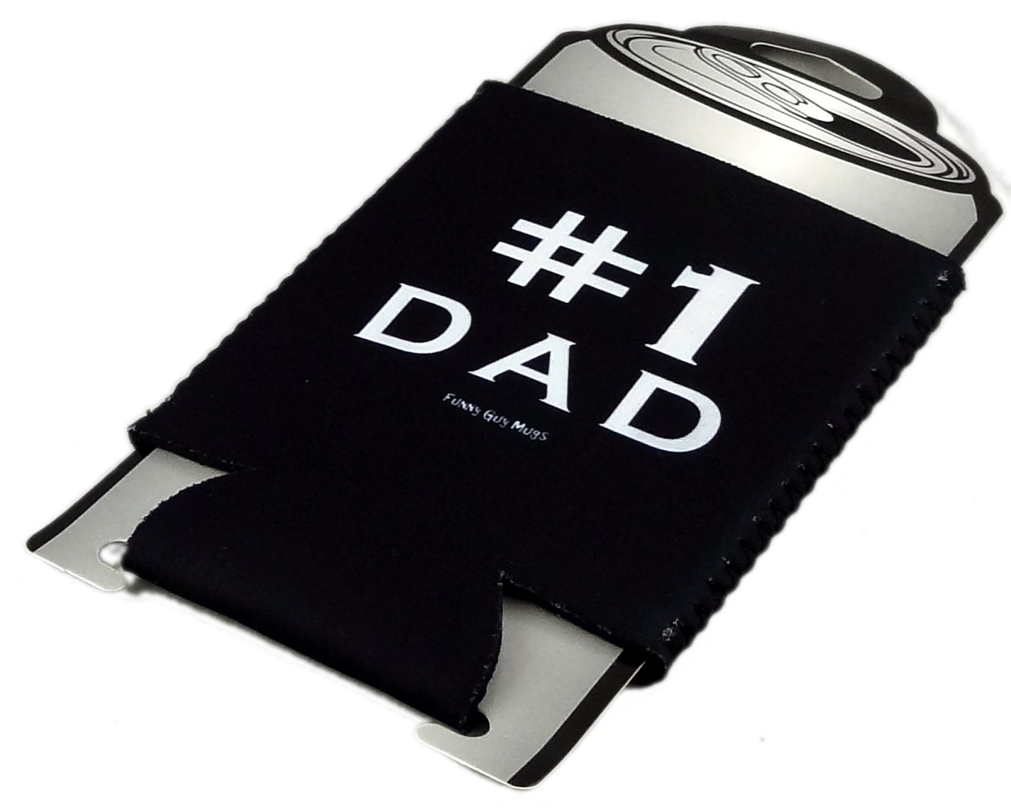 Funny Guy Mugs #1 Dad Collapsible Neoprene Can Coolie - Drink Cooler