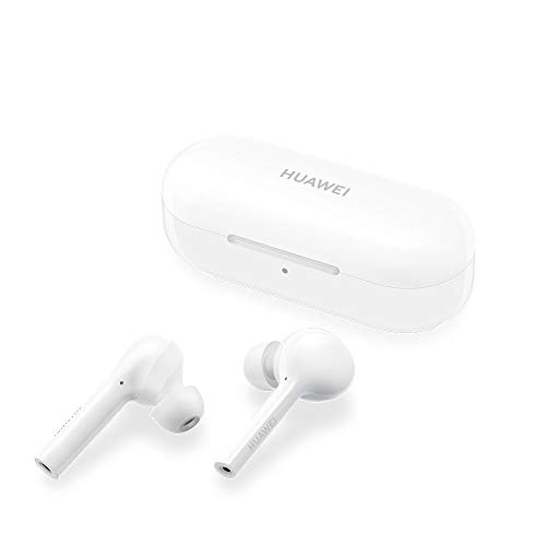 FreeBuds Lite 2019 Earphones, True Wireless Stereo Bluetooth Earbuds - For Android & iOS (Ceramic White)