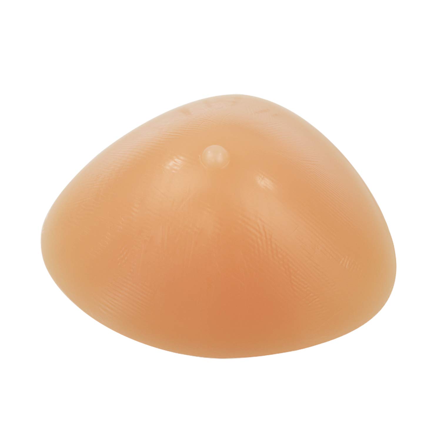 Ecoup A-DD Cup Triangle Silicone Breast Forms Concave Bra Enhancer Inserts Mastectomy Prosthesis 1 Piece (Nude, XXS - 150gďź0.33 lb/Piece) - Cup 32B/34A