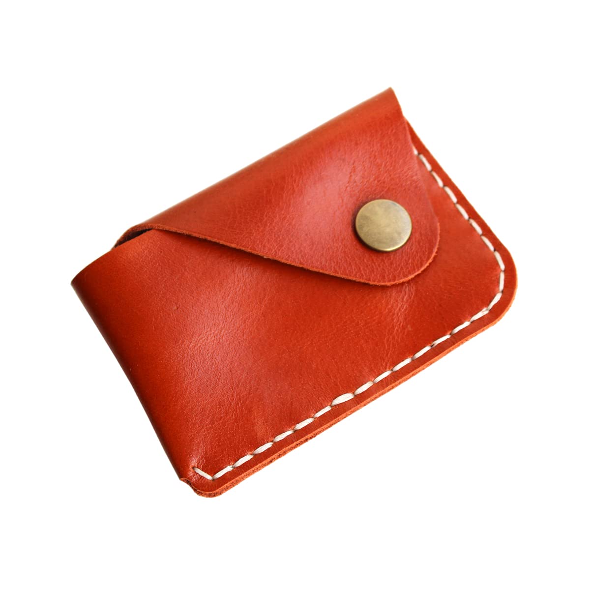 Handmade Minimalist leather Card Case Wallet Front Pocket Card Holder card pack organizationā¦