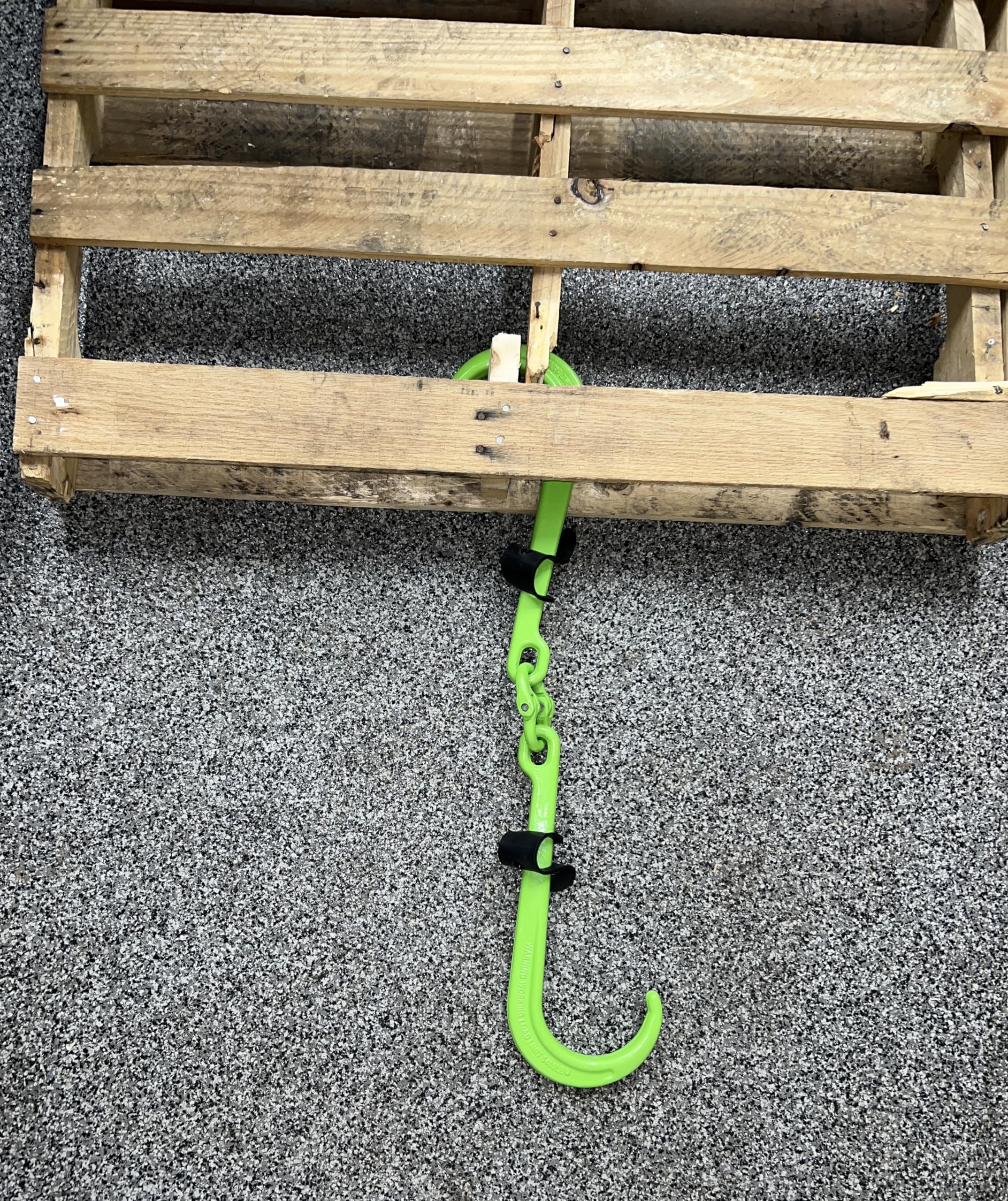 Keyfit Tools Quick Rig Pallet Puller Double Hooks Heavy Duty Forged 2 Ton 4000 Lbs WLL Mover Grabber Material Handling Warehouse