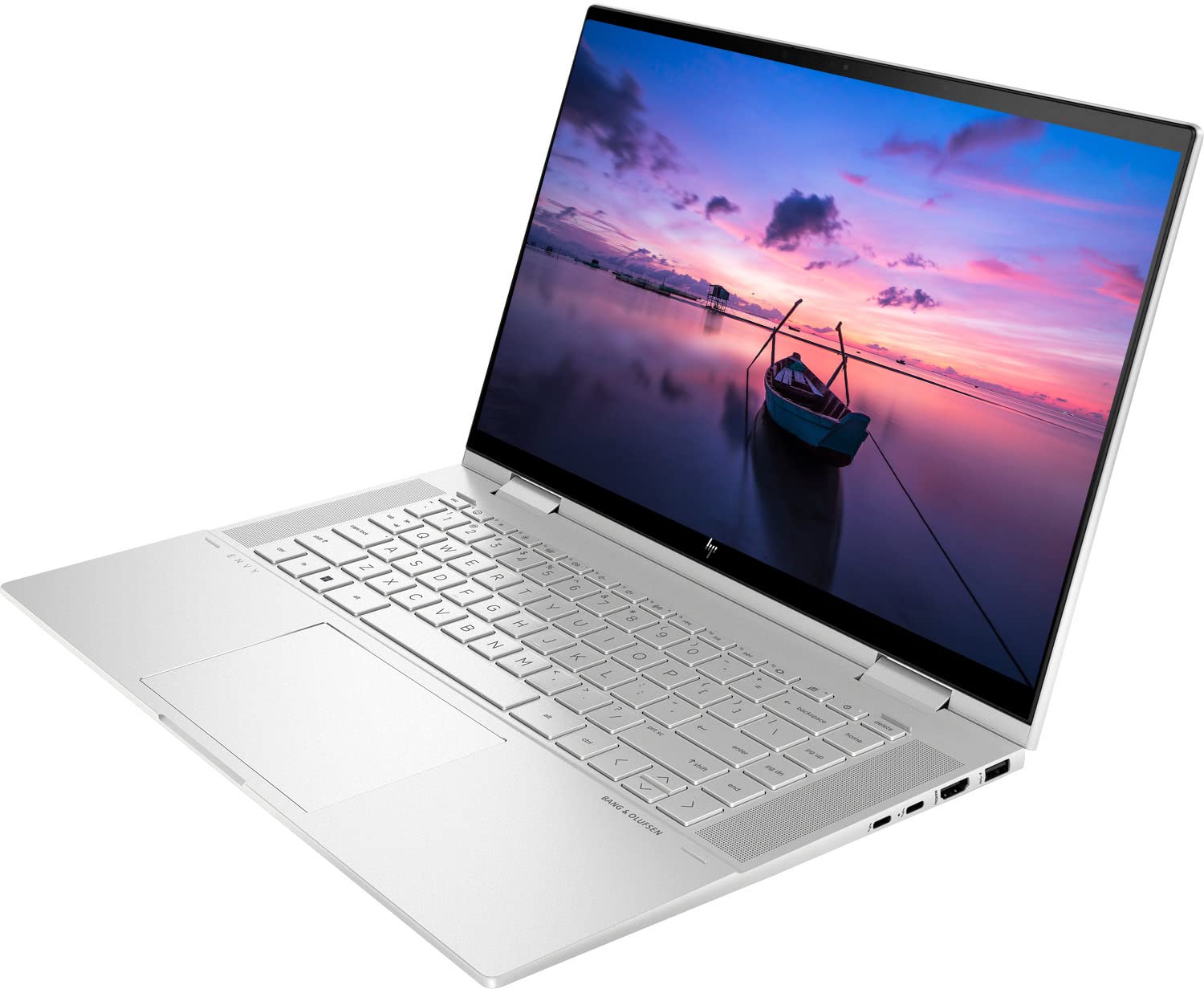 HP Envy x360 2-in-1 Convertible Business Laptop, 15.6β FHD Touchscreen, 12th Gen Intel Core i7-1255U, Windows 11 Pro, 16GB RAM, 512GB SSD, Long Battery Life, Backlit Keyboard, 32GB Durlyfish USB Card