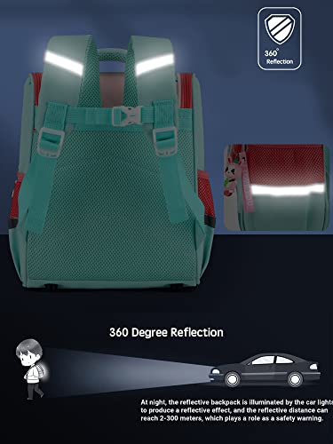 Qckarobe Toddler Backpack for Boys, Small Backpack for Little Kids, Kindergarten Backpack Preschool Bookbag for Boy 3-6, Lightweight Cute Crocodile Schoolbag Blue Children Travel Bag 12''