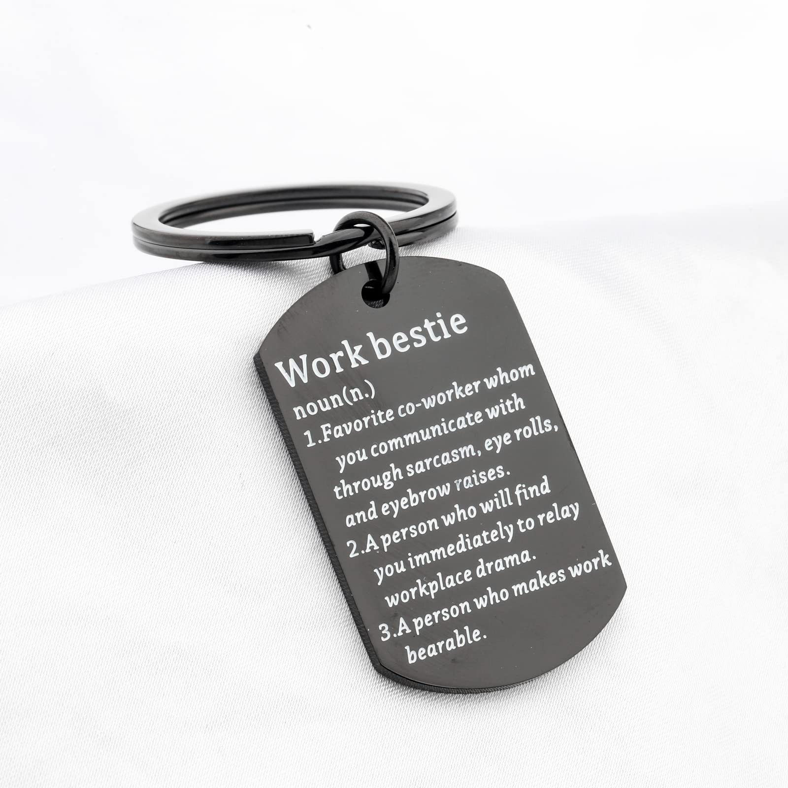 FAADBUK Work Bestie Gift Colleague Friend Gift Coworker Gift Work Friend Gift for Her (Work bestie)