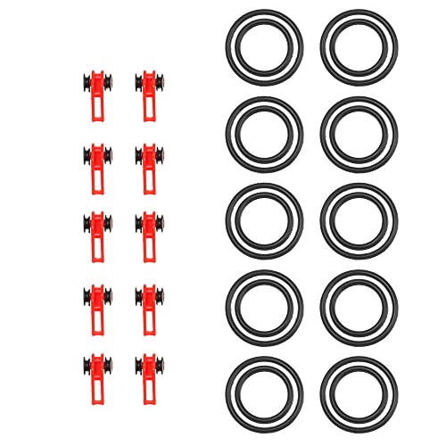 Fishing Hook Secure Keep Durable Jig Hooks Safe Keeping Fishing Accessories Angling Supplies Fish Tackle for Fishing Rod Tool 10Pcs/Pack (Color : 1)