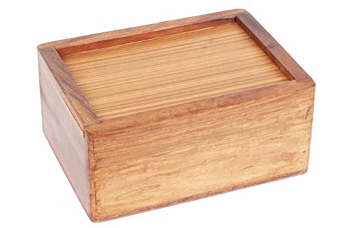 Handmade Wooden Urn Box for Human Ashes, Cremation Funeral Urns Box, Pet Memorial Urns, Decorative Urn, Cat Infant Adult Urn, Keepsake Burial Ash Box | 6 X 4 Inch
