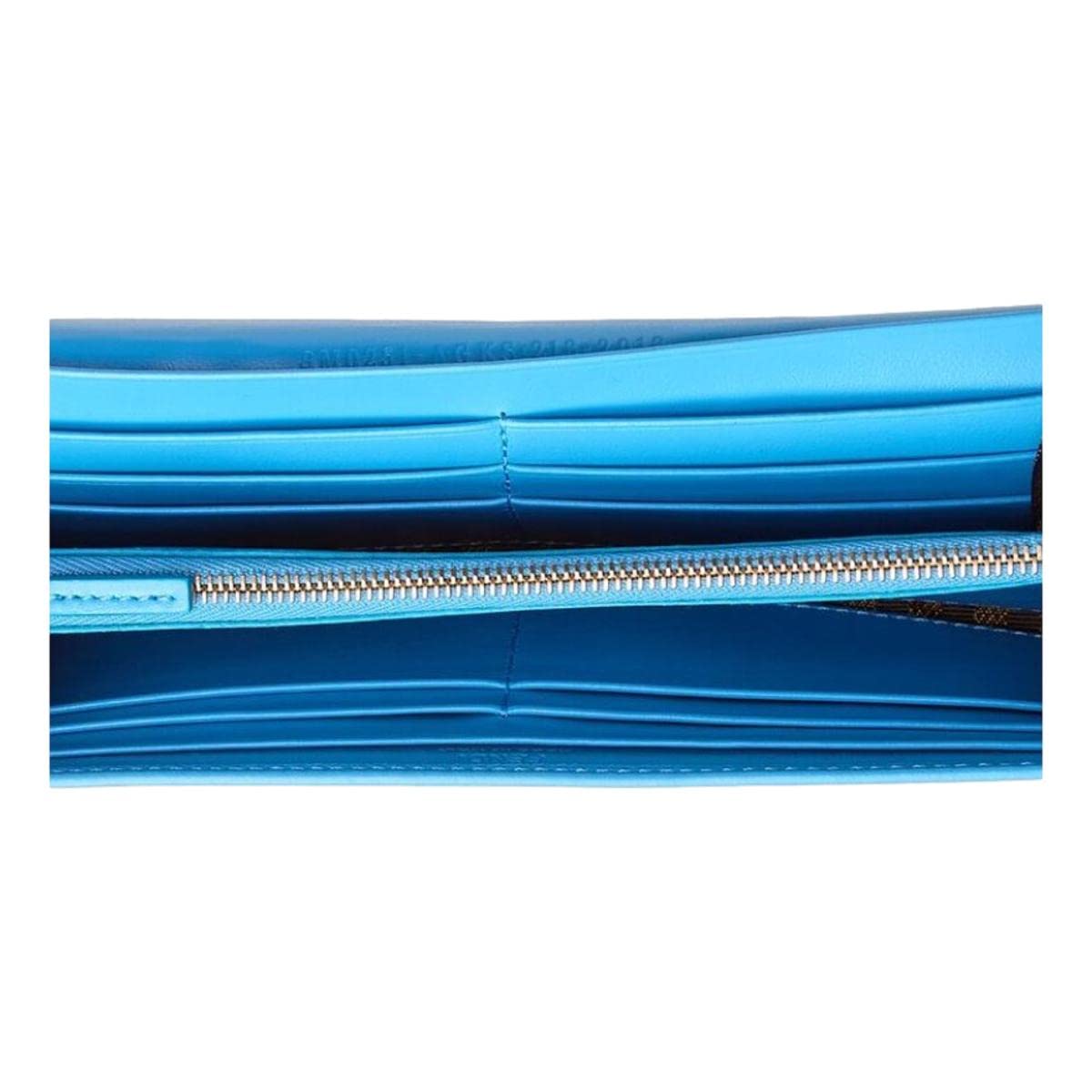 FENDI Vertigo Baguette Multicolor Leather Long Wallet 8M0251