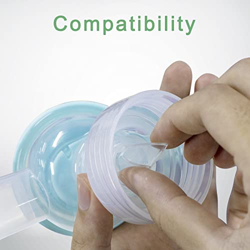 Loveishere Flange Inserts Compatible with Medela/Willow/TSRETE/Momcozy S9 S10 S12/ Willow Wearable Cups & Spectra S1 S2 (Duckbill)