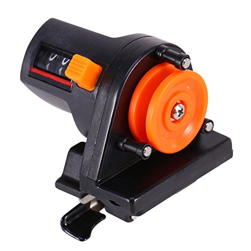 Fishing Line Counter, Portable Tackle Display Length Gauge Tackle Tool Compact Line Spooling Length Gauge Accessories for Fishing Line Counter Spooling and Trolling