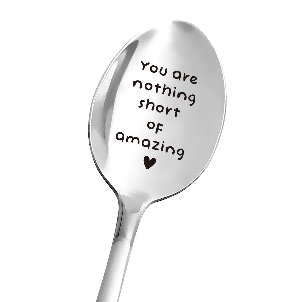 Funny Spoon Engraved for Women Men - Inspirational Spoon for Women Girls - Perfect for Girlfriend Friends - Perfect Birthday/Valentine/Christmas Spoon