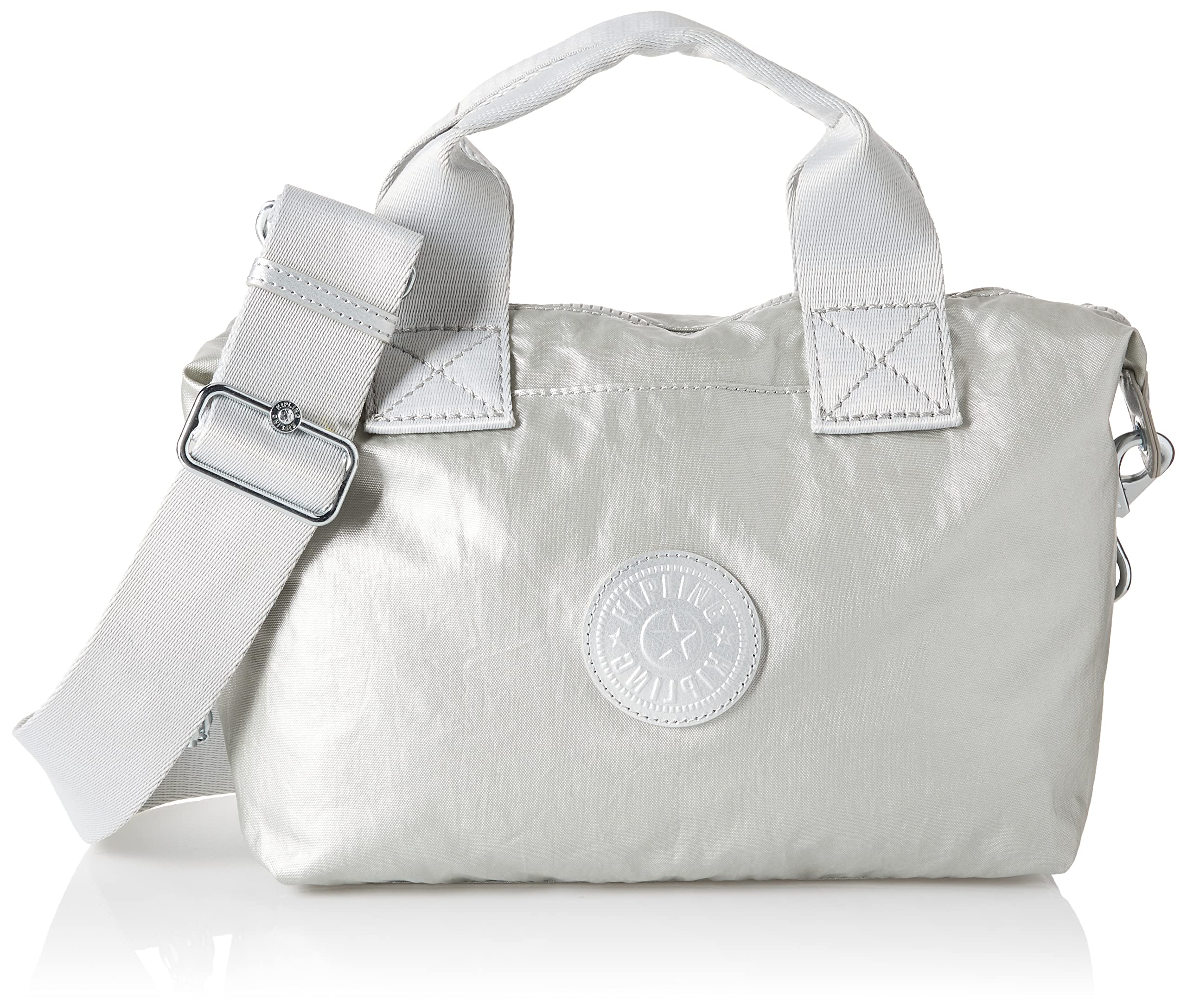 Kipling Womens Kala Mini Handbag, Bright Metallic, 14.5 L X 8.75 H X 5.5 D US