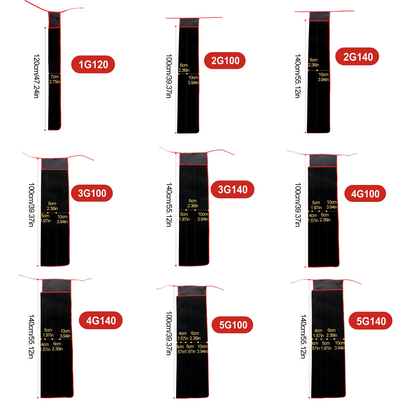 Fishing Rod Bag Foldable Fishing Tackle Bag Practical Fishing Rod Case Scratch-Proof Protective Fishing Pole Storage Bag