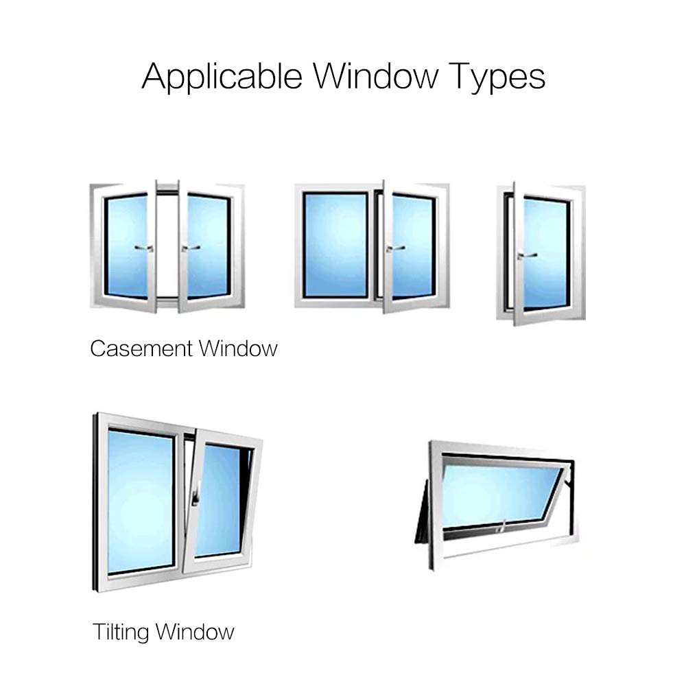 FUNTECK AC Window Seal Kit for Portable Air Conditioner, Compatible with Medium or Large Casement Crank Window and Tilting Window, Waterproof, 157 inch