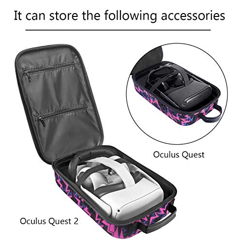 Hard EVA Pouch Handbag Protective Cover Storage Bag Box Carrying Case for -Oculus Quest 2 VR Glass and Accessories