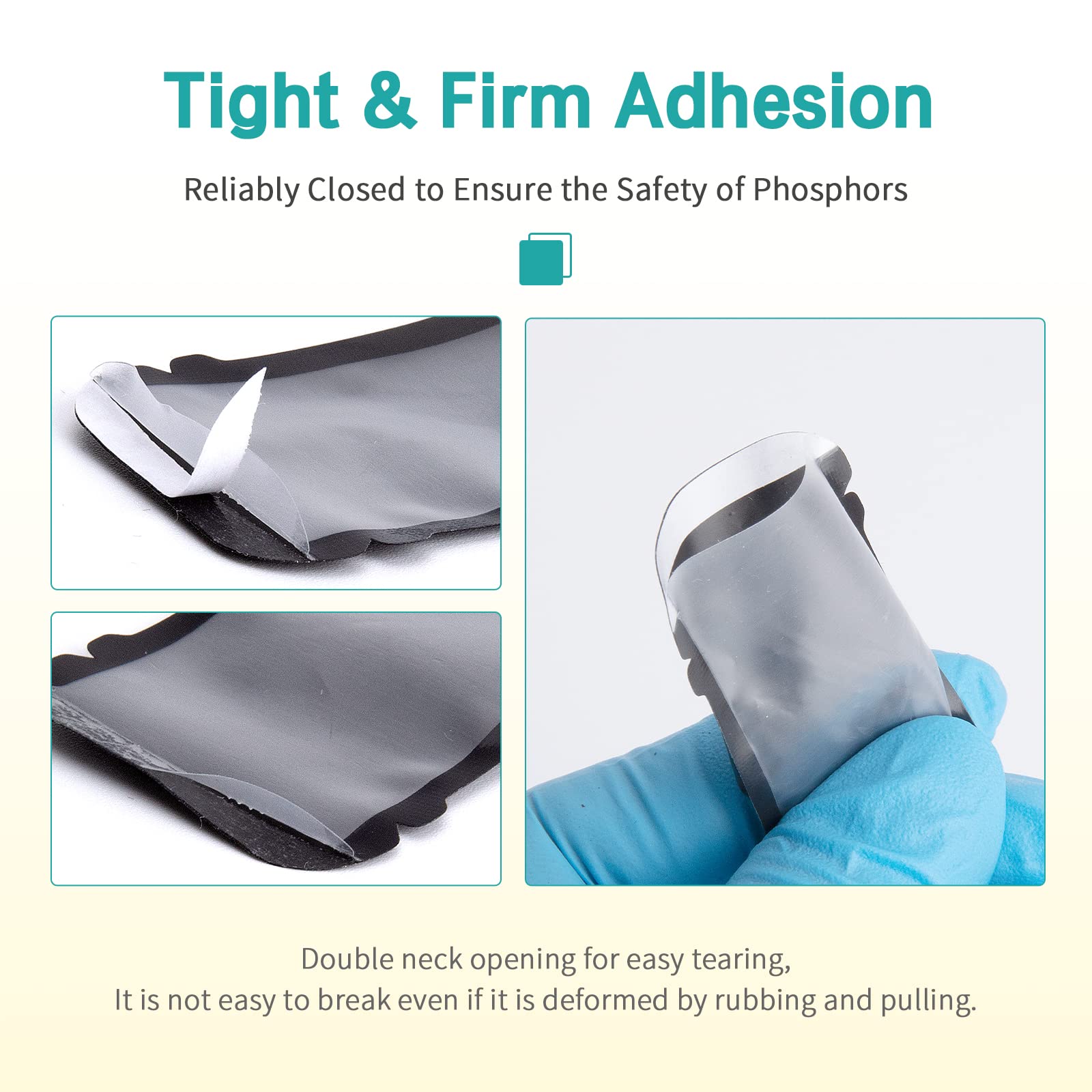 LVCHEN 1000 Pcs Dental XRay Barrier Envelopes for Phosphor Plate Size 2 - Disposable Dental Digtal X-Ray Film Phosphor Plate Barrier Prorective Bags