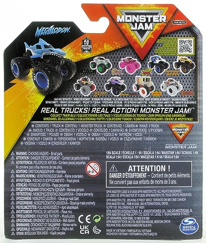 Monster Jam 2023 Spin Master 1:64 Diecast Truck Series 31 Legacy Trucks Megalodon