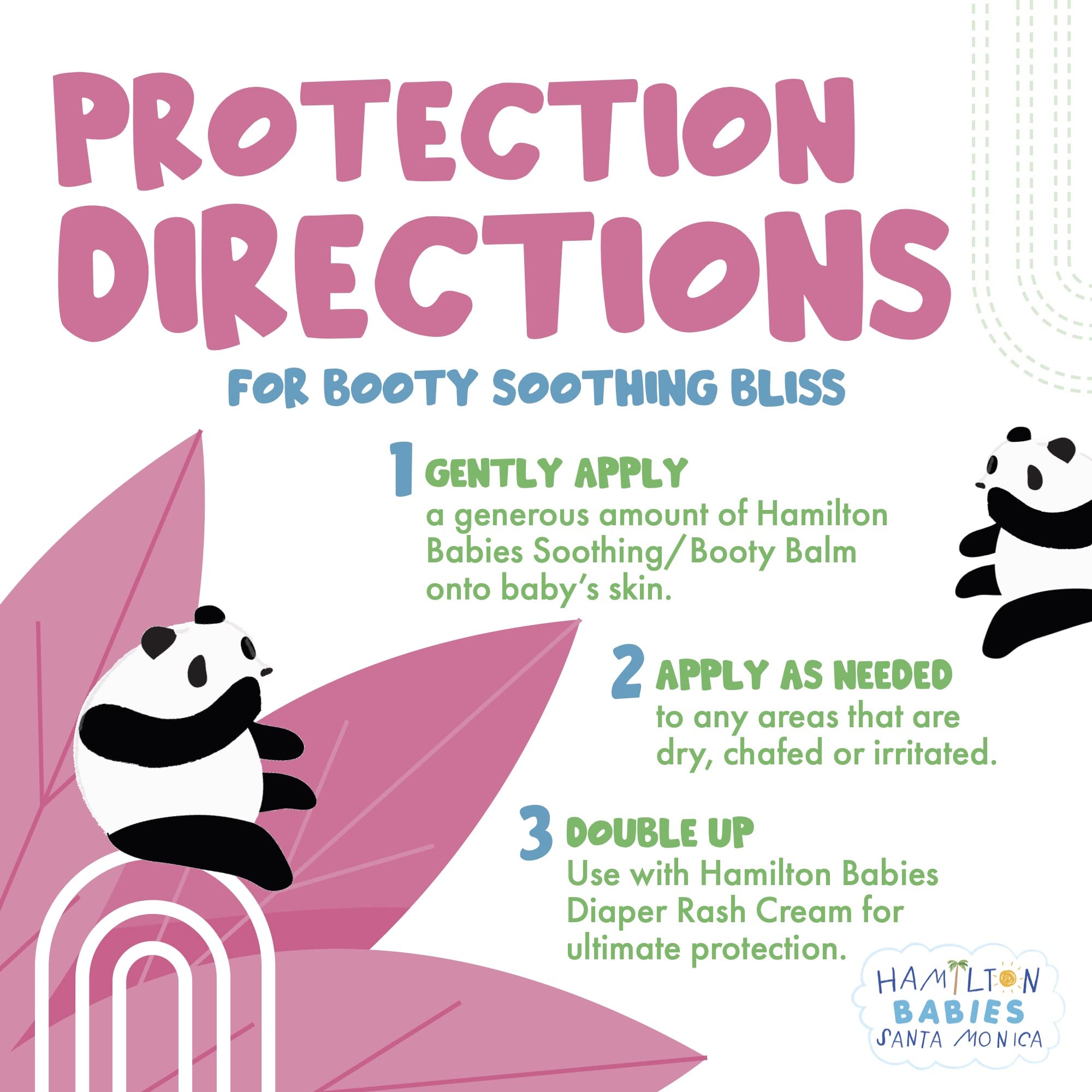 Hamilton Babies: Natty Nate Soothing Booty Balm - Baby Balm- 3.3 fl oz / 98 mL - Natural, Botanical Ingredients, Nourishing, Moisturizing.