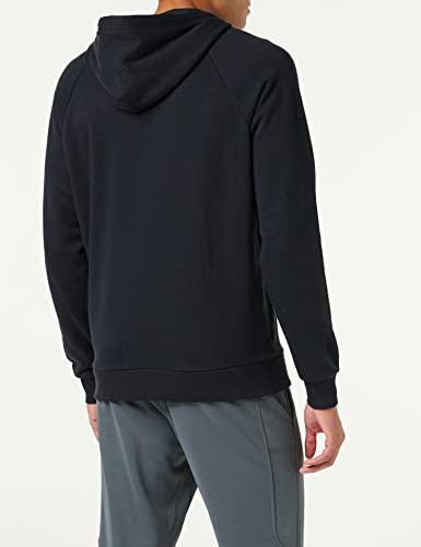 Under Armour Mens Rival Fleece Big Logo Hoodie , Black (001)/Onyx White , X-Large