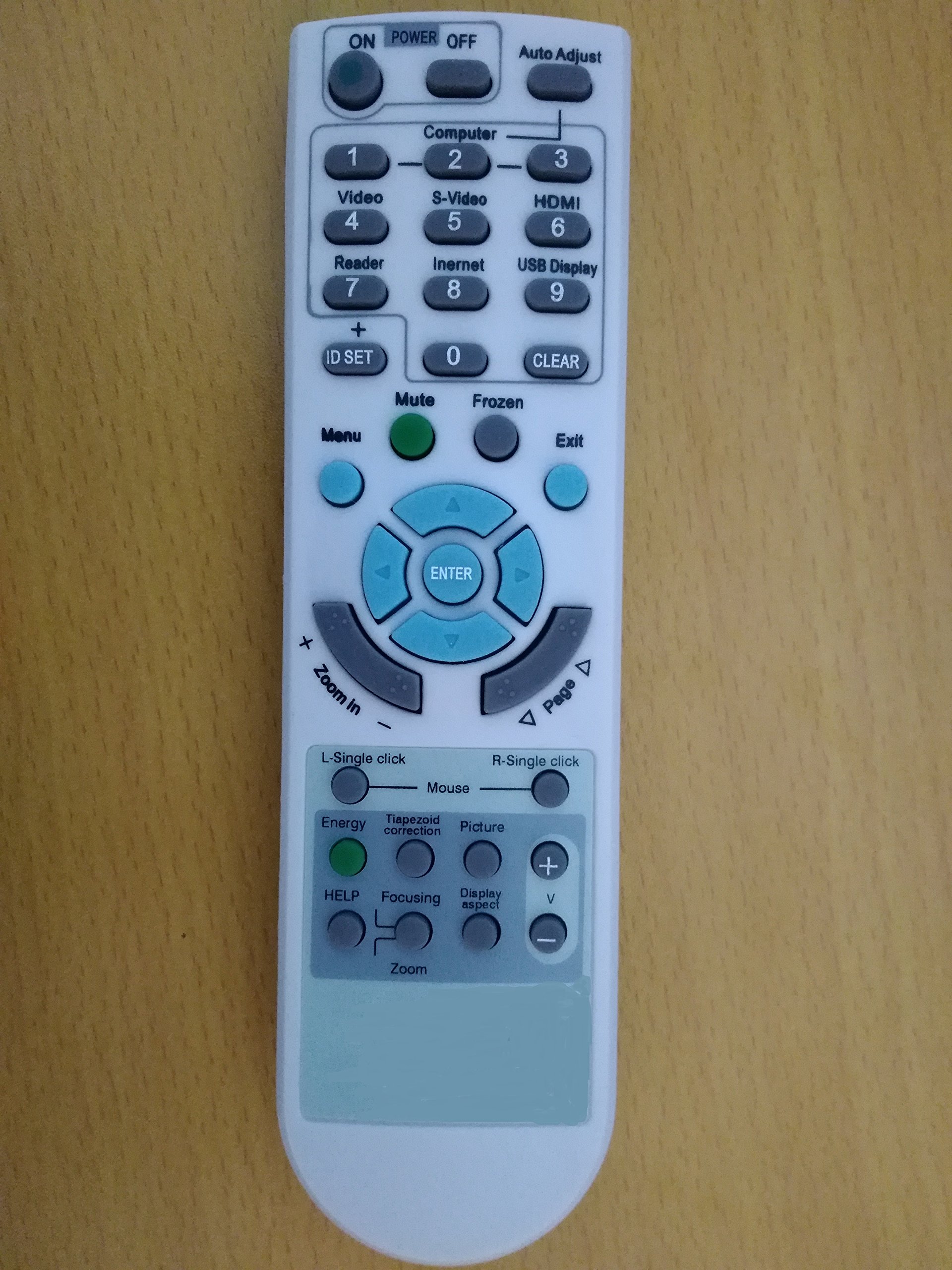 Electron Seller Replacement for NEC Projector Remote Control Rd-450c Rd-448e Vt695 Vt700 Np60 Vt490 Vt491 Vt495 Vt57 Np216 Np300 Np305 Np310 Np40 Np400 Np405