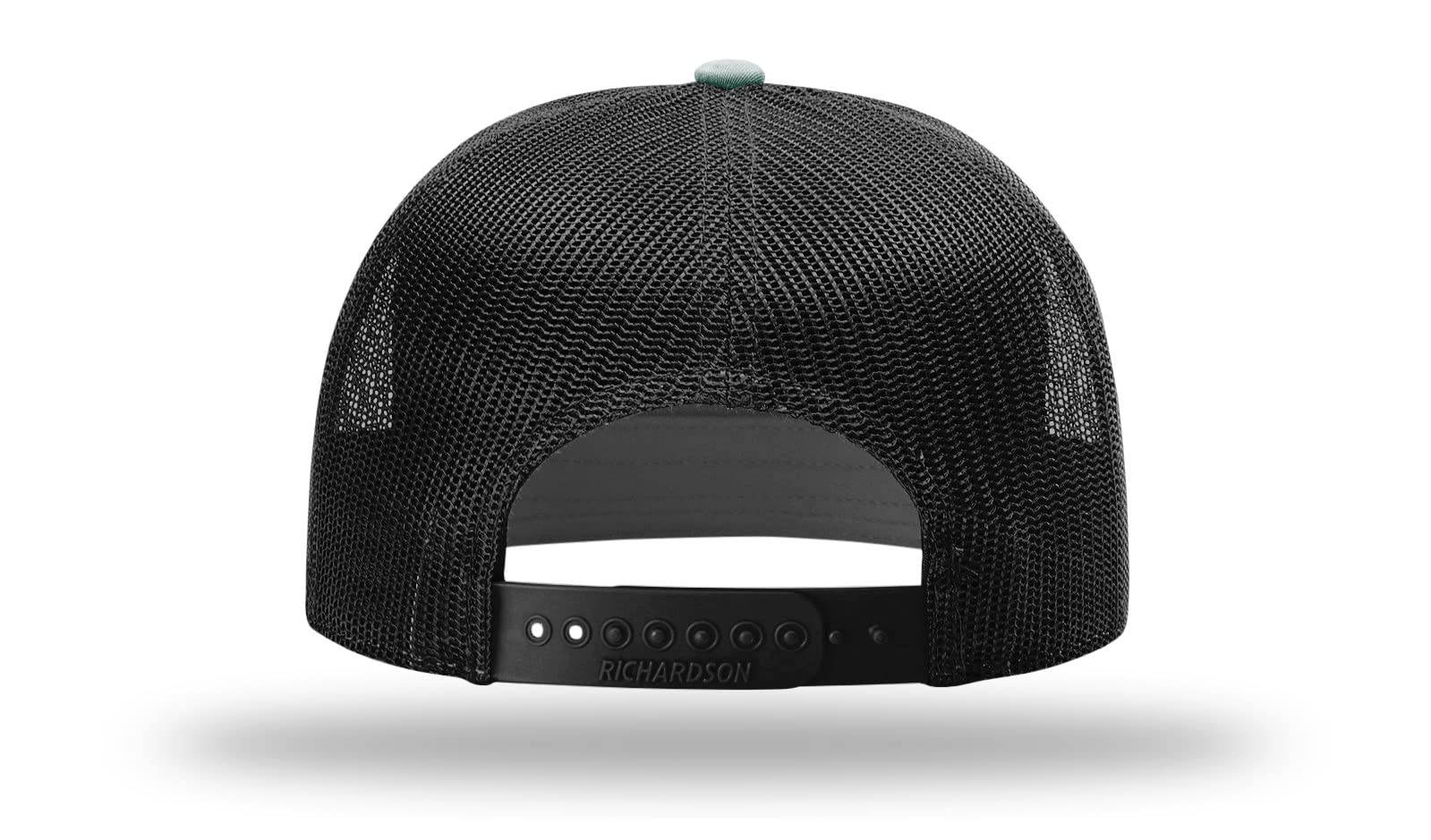 HatKings Seven Panel Trucker Hat Snapback Custom (Dark Green/Black)