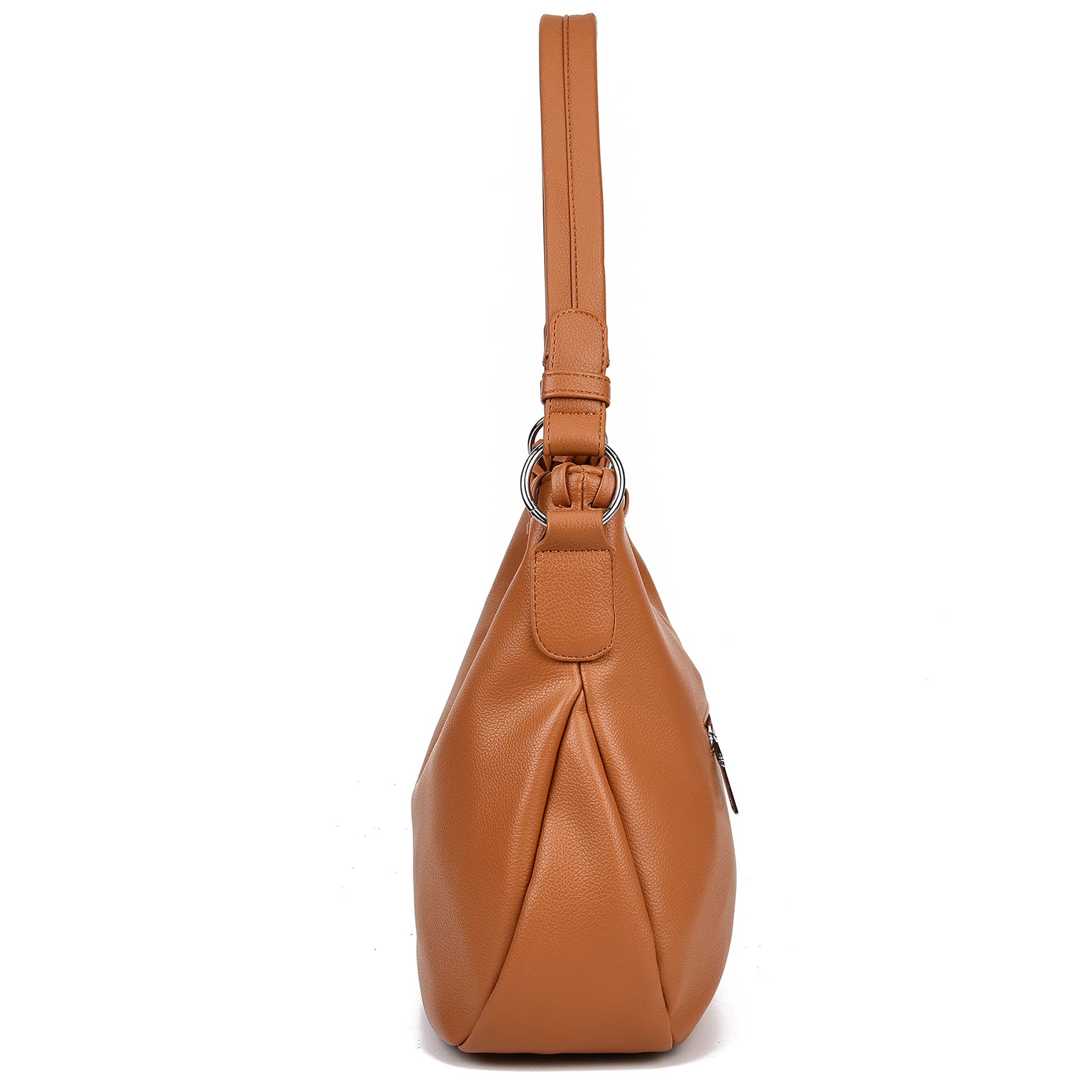 Hobo Bags for Women Soft Leather Tote Bag Simple Handbags and Purses Medium Size Shoulder Bag
