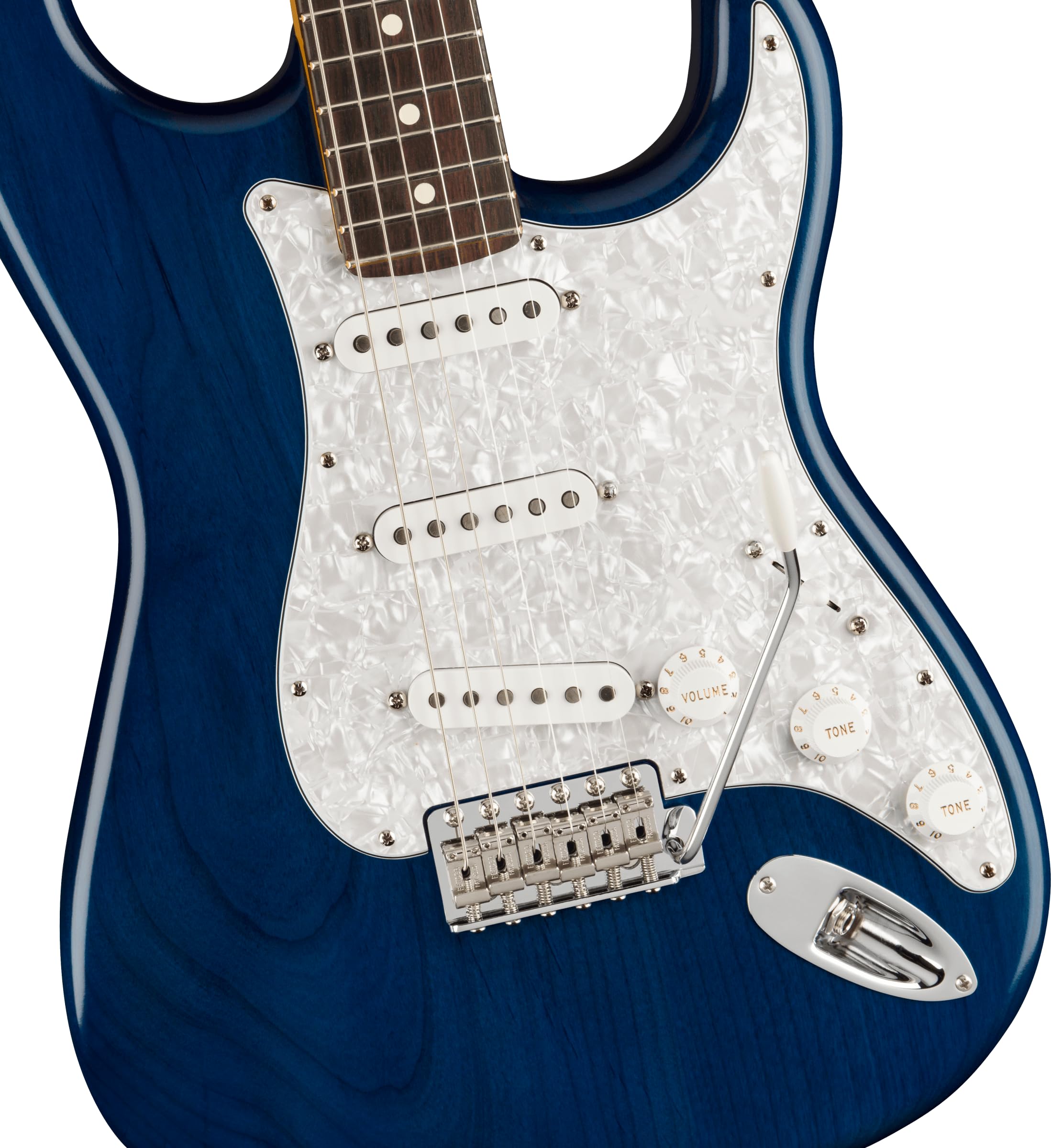 Fender Cory Wong Stratocaster Electric Guitar, Sapphire Blue Transparent, Rosewood Fingerboard