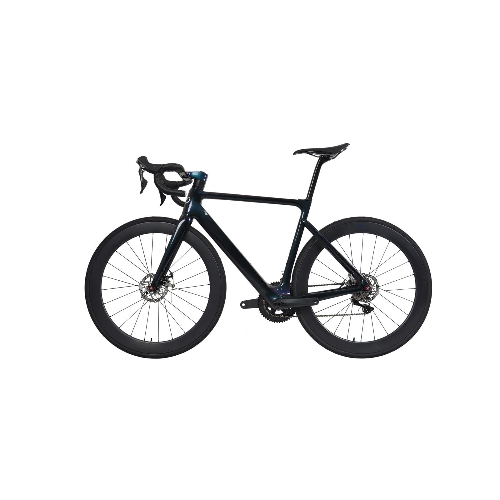 HESNDzxc Bicycles for Adults Road Bike with Carbon Fiber Lightweight Disc Brakes (Size : Small)