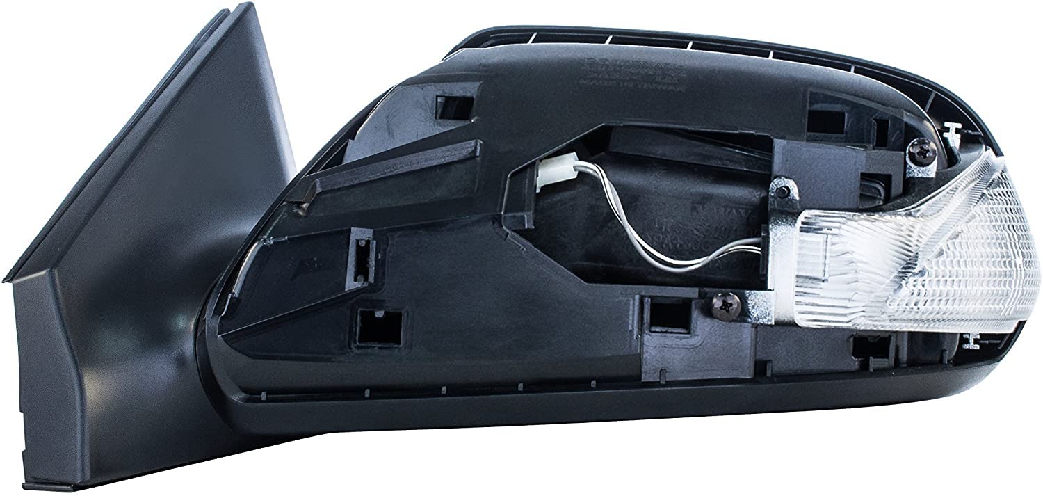 Dependable Direct Driver Side Mirror Compatible With 2005-2010 Scion tC Unpainted Non-Heated Non-Folding Power Operated Left Outside Rear View Replacement Door Mirror with Turn Signal Lamp - SC1320102
