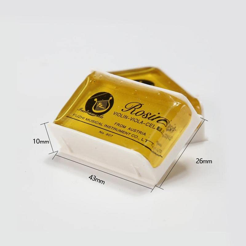 Geva Natural Violin Rosin 8 pack Violin Rosin Light Low Dust Resin Suit for Violin Viola & Cello