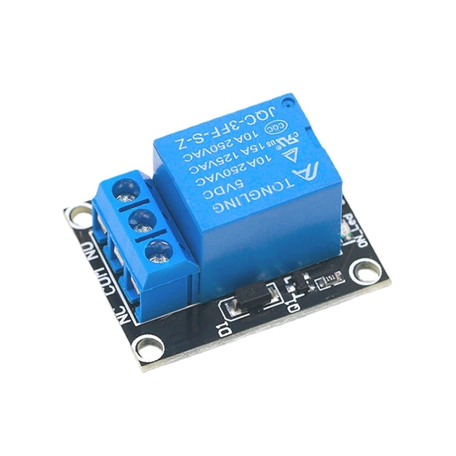 KY-019 5V 12V One 1 Channel Relay Module Board Shield for PIC AVR DSP ARM 1Pcs (Color : OneColor)