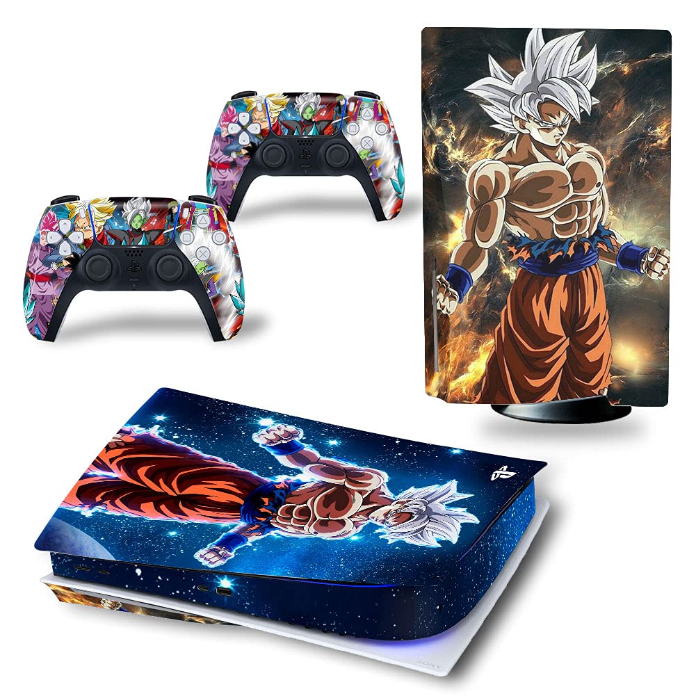 InnaGeek - Protective Skin Sticker Vinyl for PS5 Digital Edition Dragon Ultra Instinct Ball
