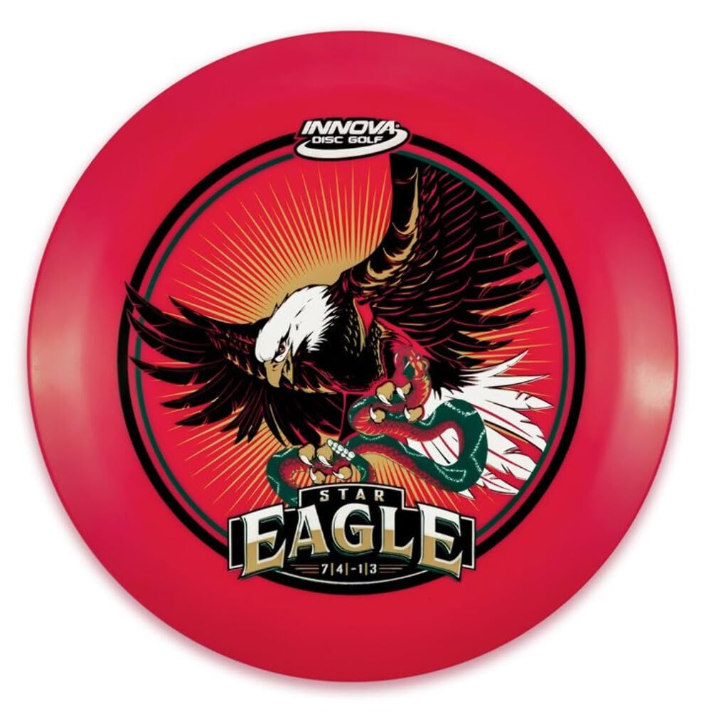 Innova Eagle (Star) INNfuse Design Fairway Driver Golf Disc, Pick Weight/Color [Stamp & Exact Color May Vary] Purple 160-166 Grams