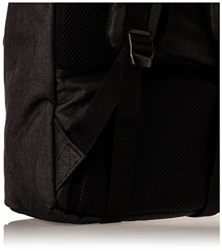 Herschel Little America Laptop Backpack, Black Crosshatch/Black Rubber, Mid-Volume 17.0L