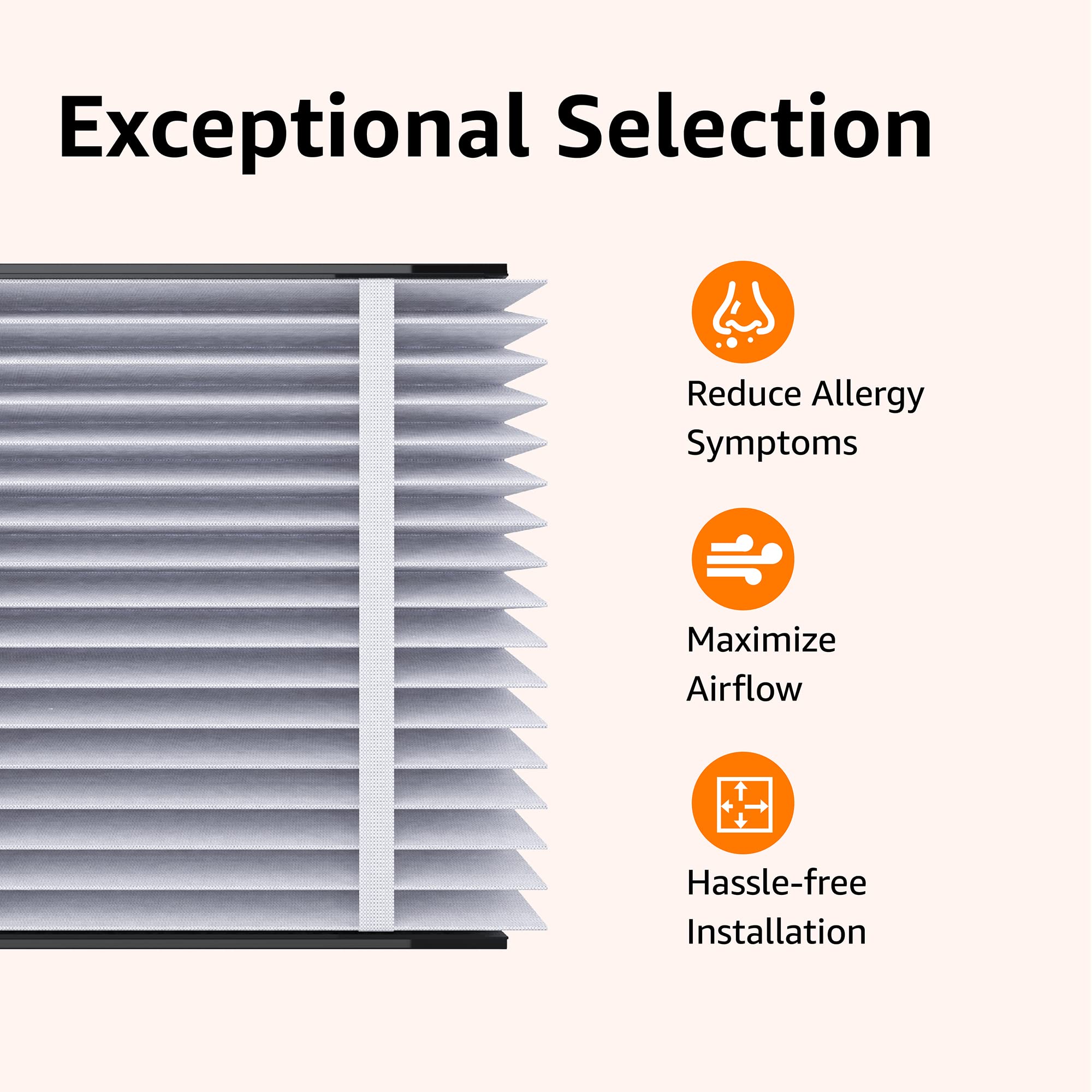 Replacement Filter for Aprilaire 213, Compatible with Air Purifier 1210, 1620, 2120, 2210, 2216, 3210, 4200, MERV 13 Collapsible 20x25x4 Air Filter, 3 Count
