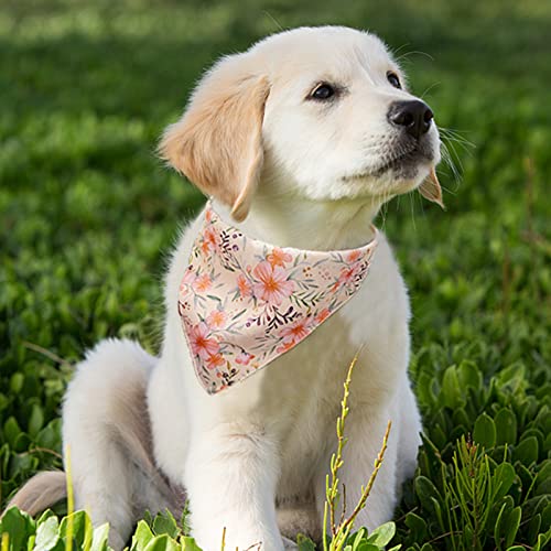 Small Dog Bandanas, DORUI 4 Pack Pet Bandanas, Premium Durable Fabric, Unique Design, Adjustable Scarf for Cat Puppy Small Dogs(Small)