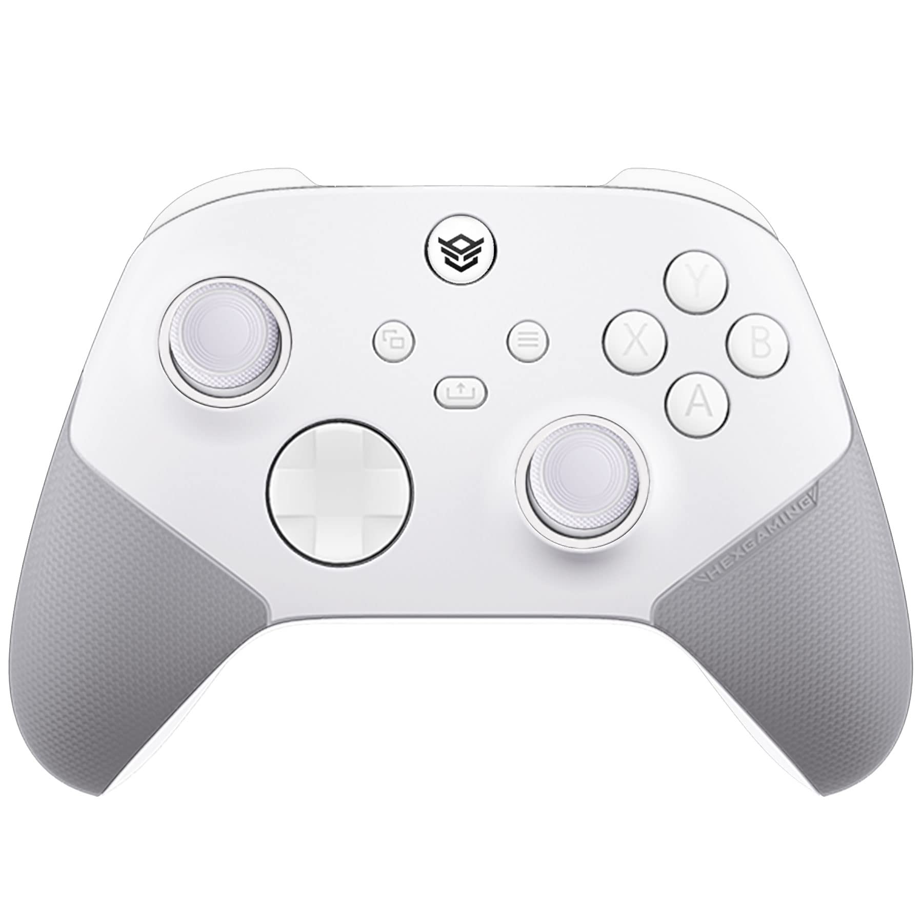 HEXGAMING Ultra X Wireless Controller for Xbox Series X & S, for Xbox One, and for Windows 7/8/10-4 Remappable Back Buttons - Adjustable Triggers - Interchangeable Thumbsticks - 6 Profiles - White