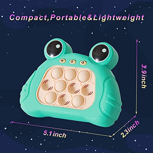 Quick Push Console with Instant Sound Feedback | Handheld Fast Speed Pushing Game | Pop The Target Interactive Educational Sensory Fidget Toy for Kids Adults | Fun Gift for Children 3-12