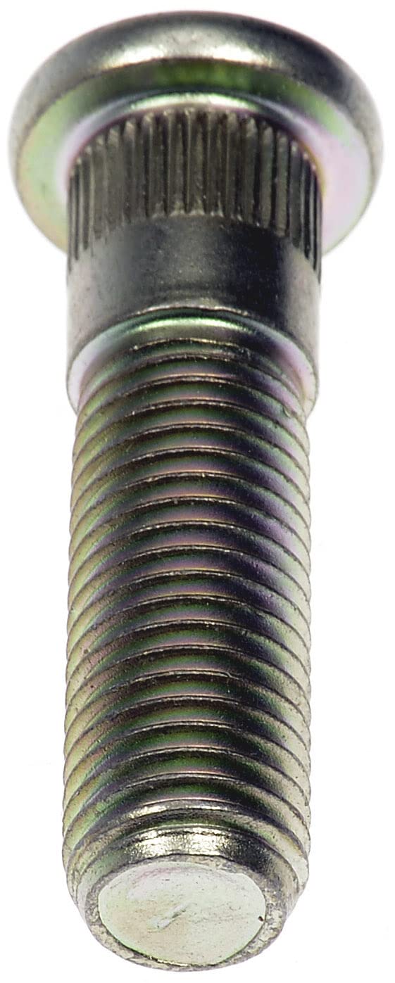 Dorman 610-719 M12-1.50 Serrated Wheel Stud - 12.90 mm Knurl, 50 mm Length Compatible with Select Ford Models, 10 Pack
