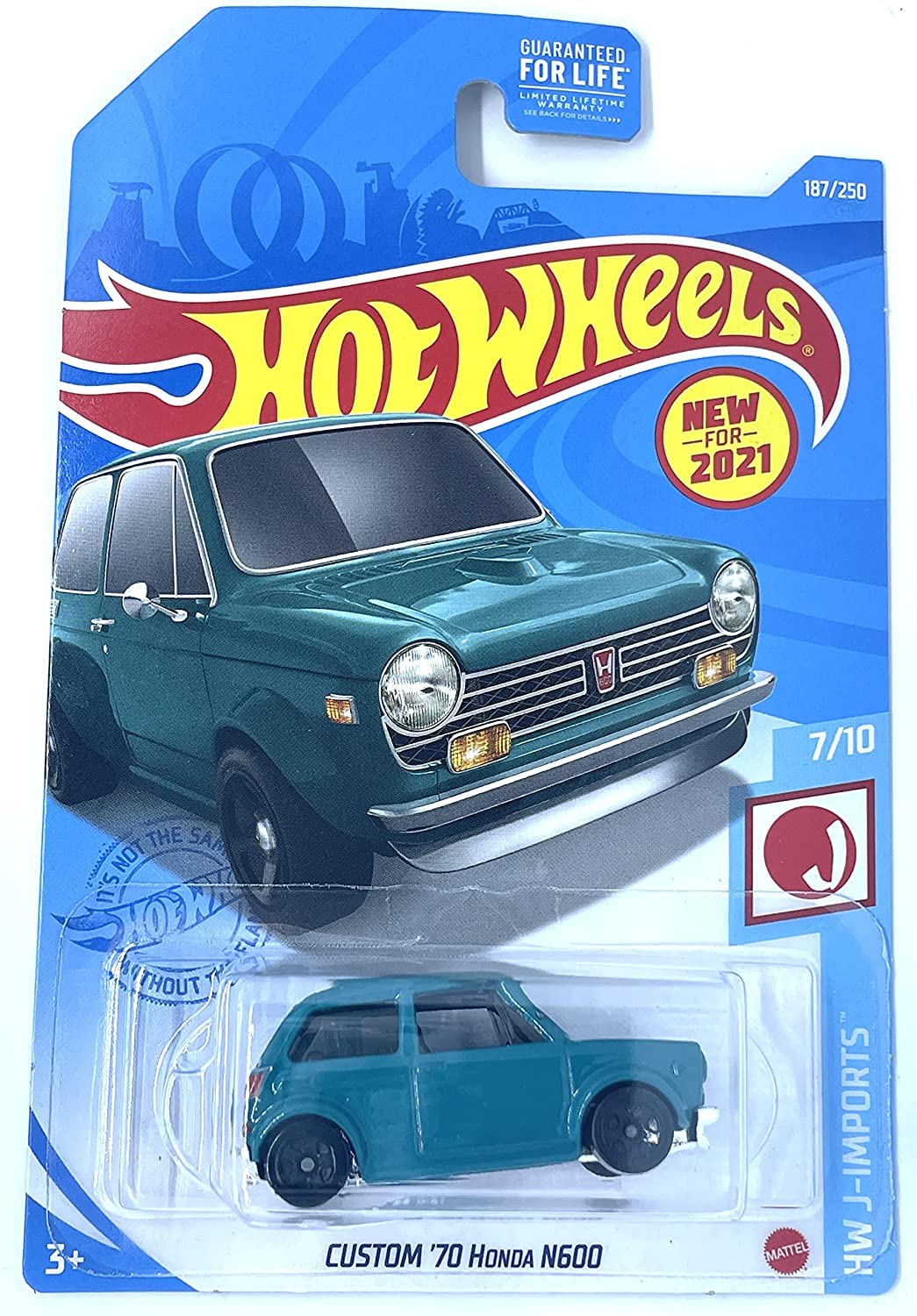 Hot Wheels - Custom '70 Honda N600 - J-Imports - Green