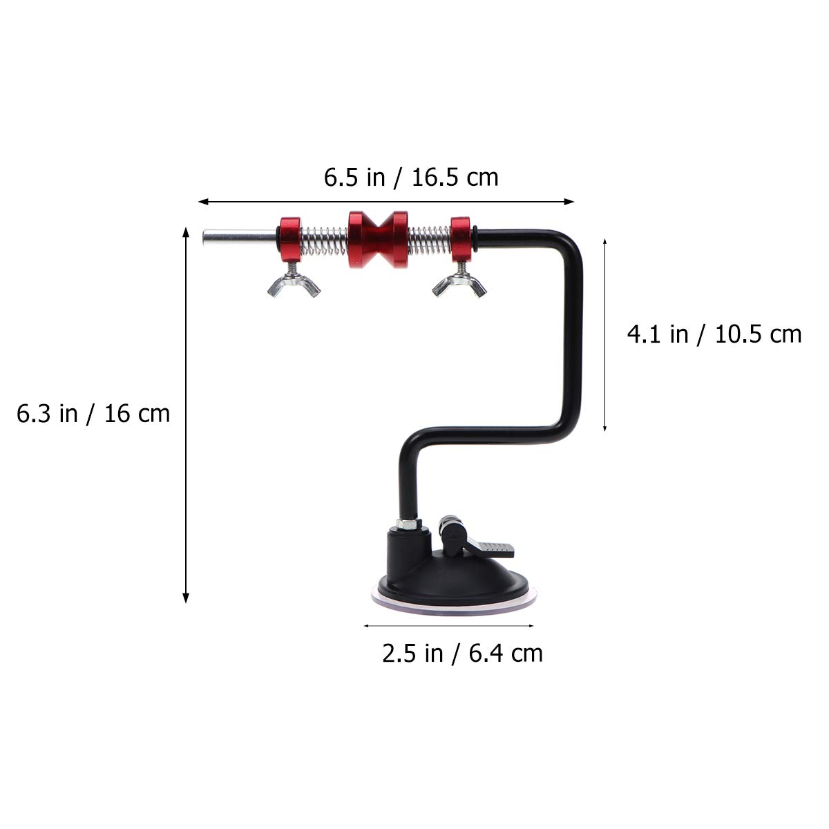 FARUTA Fishing line Winder Spooler Spinning Reel line Spooler Fishing Tools Accessories (Color : Black+Red)