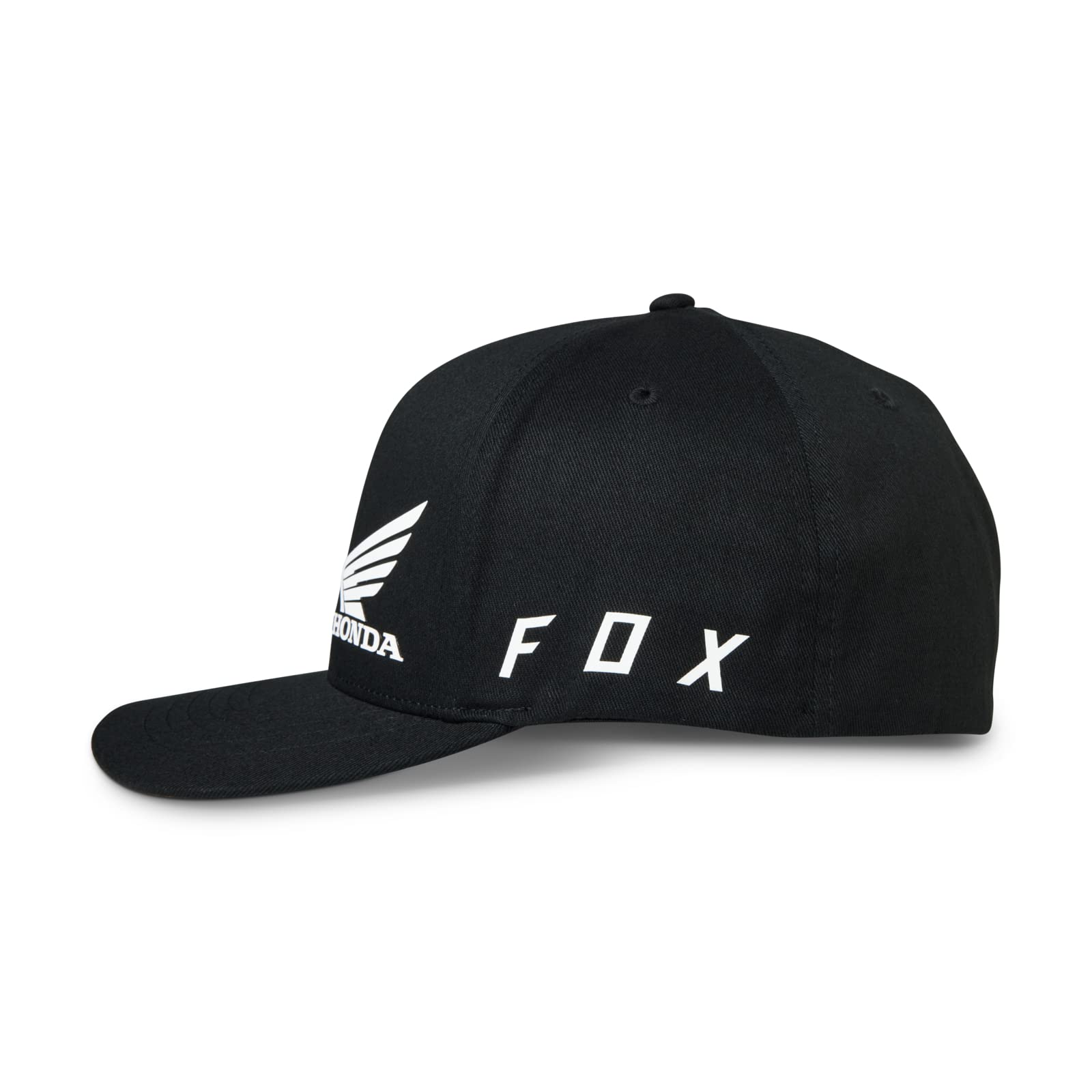 Fox Racing mens FOX X HONDA FLEXFIT HAT, Black, Large