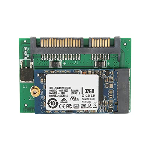 M.2 Hard Drive, Stable Reliable Adapter M.2 SSD Large Capacity 2 in 1 Portable Compact for Office for Home 32GB