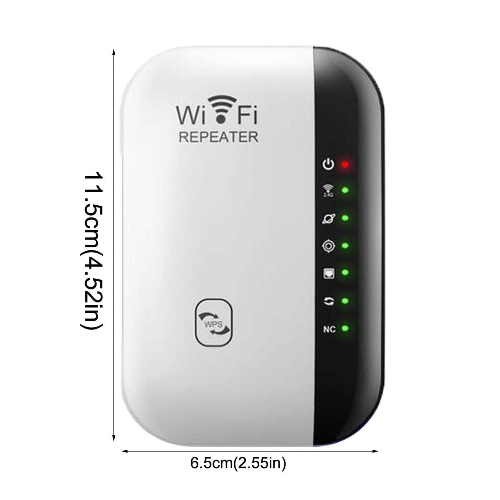 Hopeg 300Mbps WiFi Extender WiFi Repeater, Mini Internet Booster for Home, Wireless Internet Repeater and Signal Amplifier, Support More Devices Basic Internet Applications
