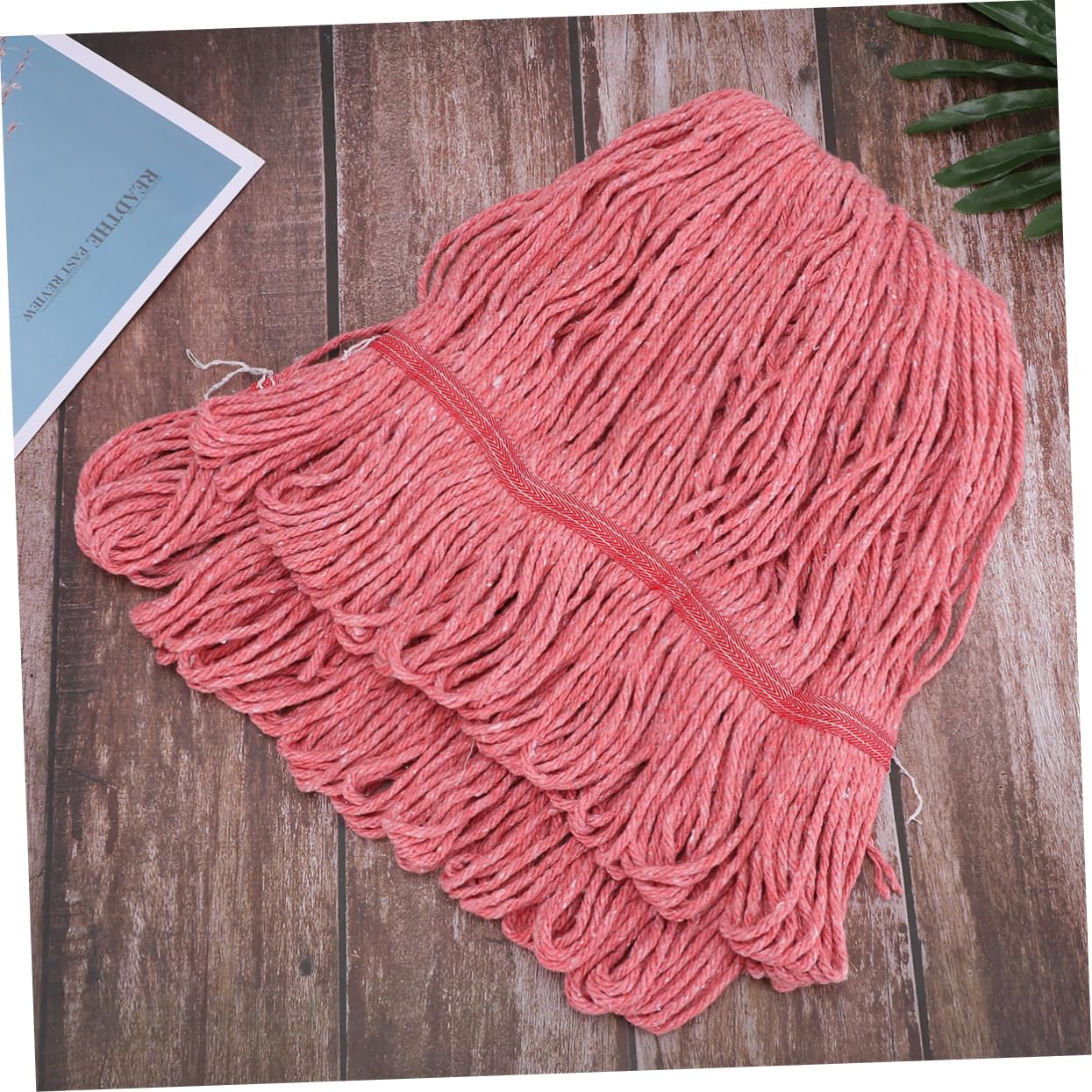NULYLU 1pc Cleaning Mop Cloth Mop Cloth Replacement Spray Mop Household Mop Head Mop Replacement Heads Dust Mop Refill Practical Mop Cloth Commercial Mop Handle Red